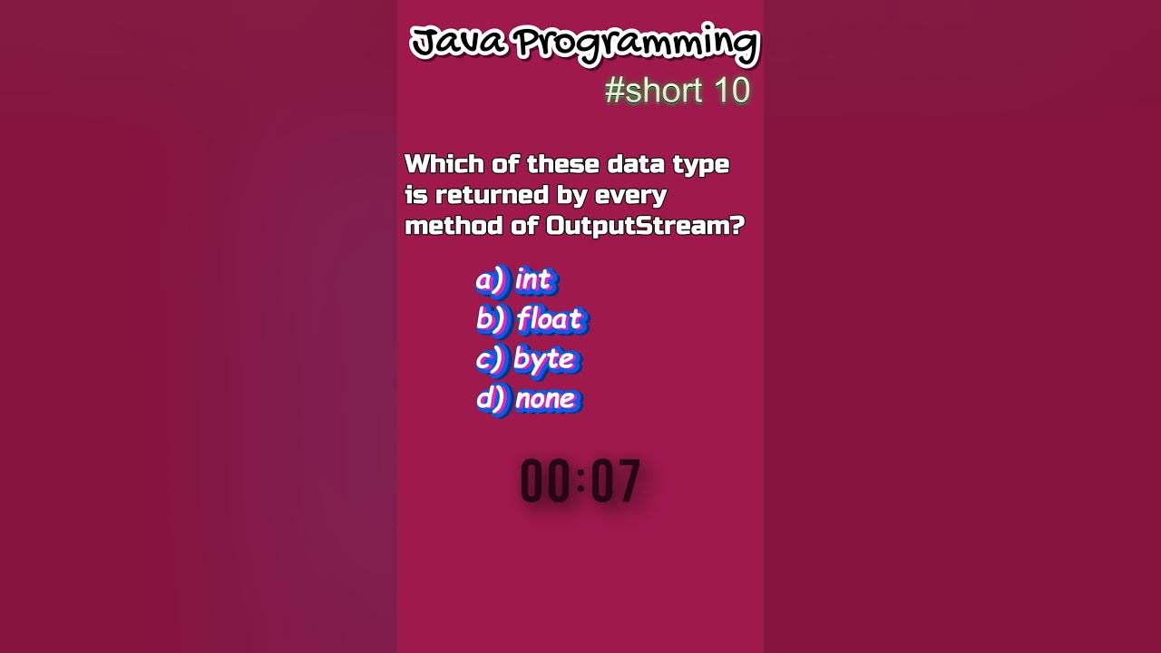 JAVA PROGRAMMING SHORT| #rpscprogrammershort | #technicalshort |#sonisir #shorts #viralshorts # ...
