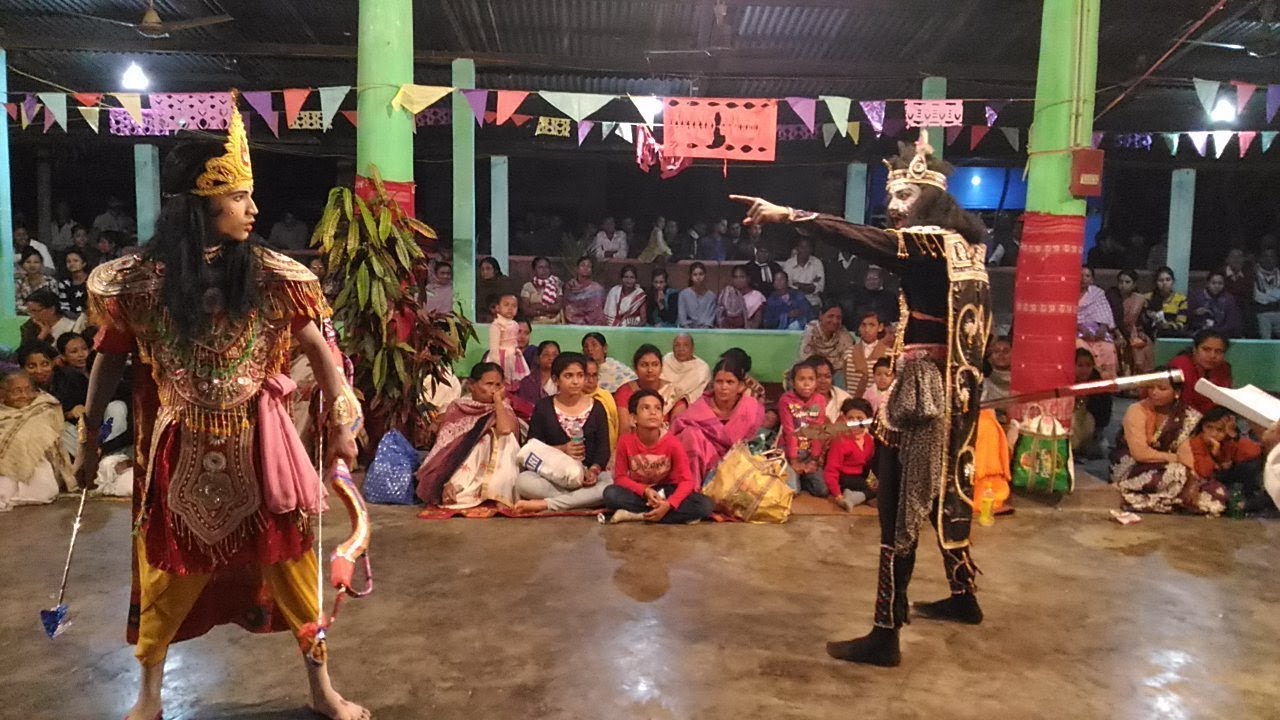 অসমীয়া ভাওনা || দেৱতা আৰু অসুৰৰ মাজৰ যুদ্ধ || Assamese Cultural ...