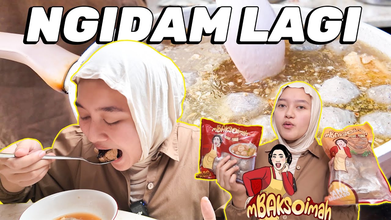 MAE SOIMAH JUALAN BAKSO FULL DAGING !! INI SI BAKSO ARTIS NO 1 !! - YouTube