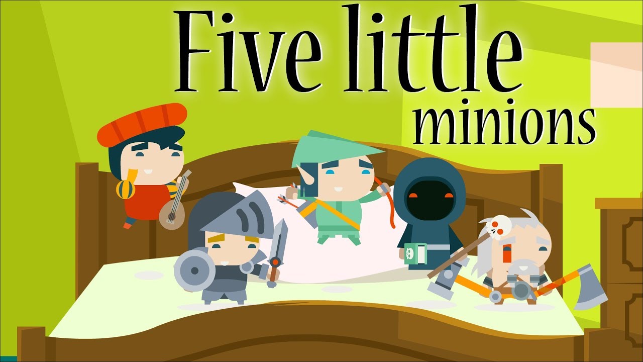 Five little Minions | Fun Song for Kids - YouTube