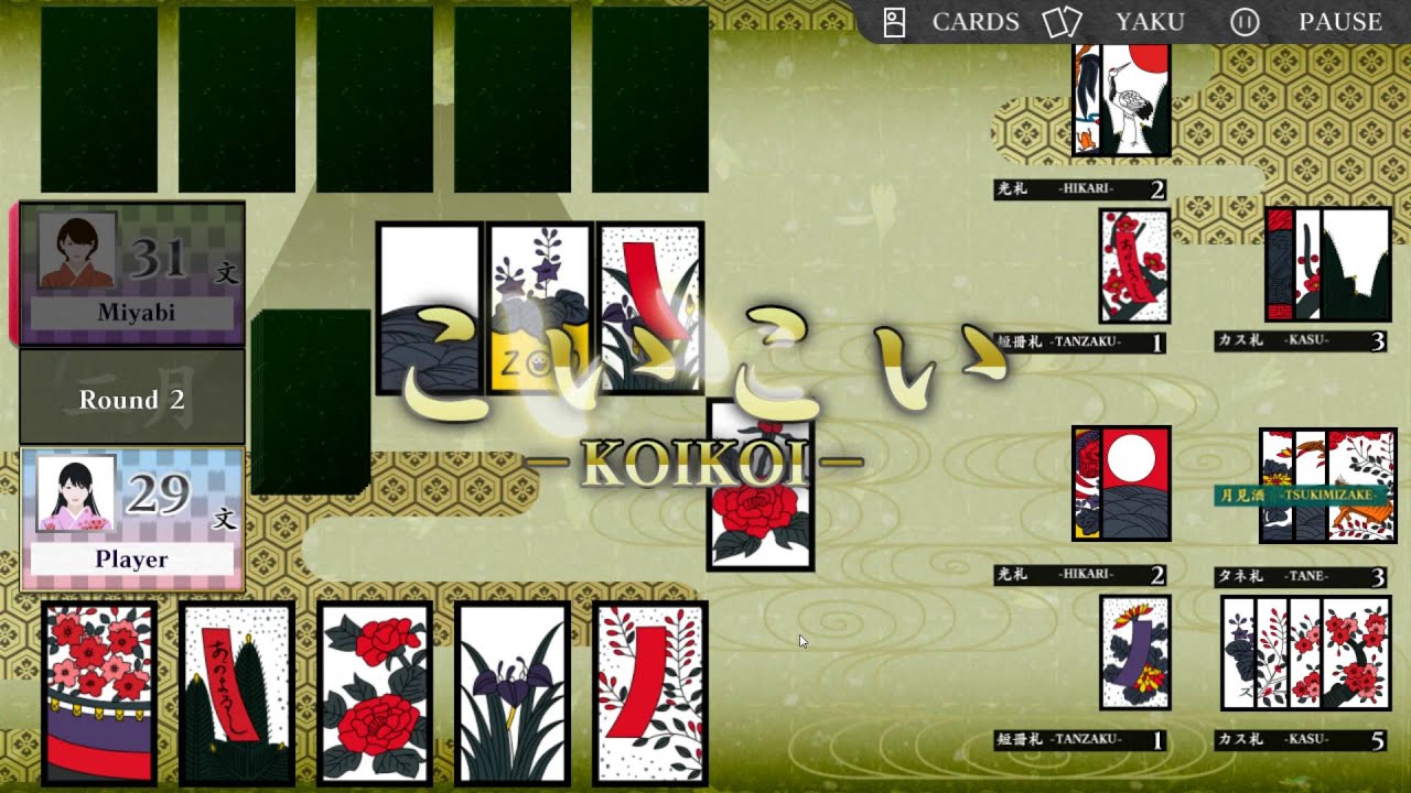 Koi Koi Japan (Hanafuda) - A Cards and Cardboard Digital Review - YouTube