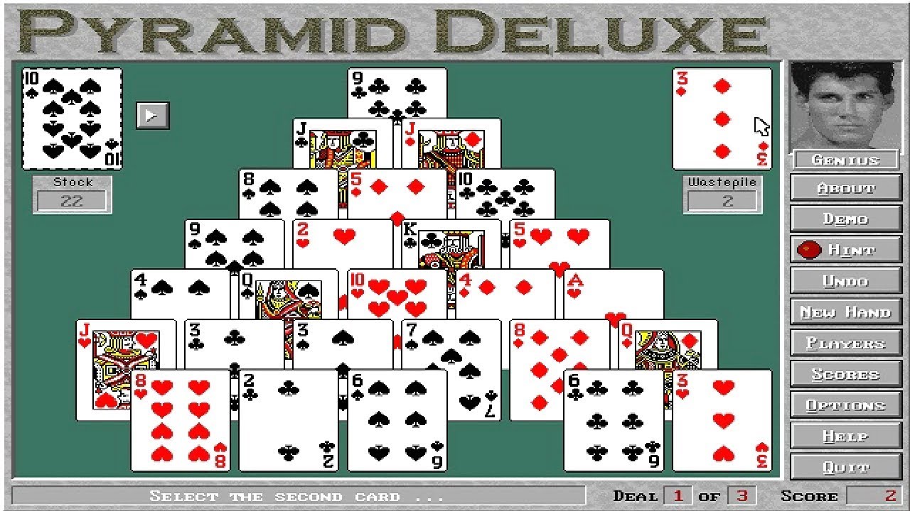 Pyramid Deluxe v1.04 (Dos game 1998) - YouTube