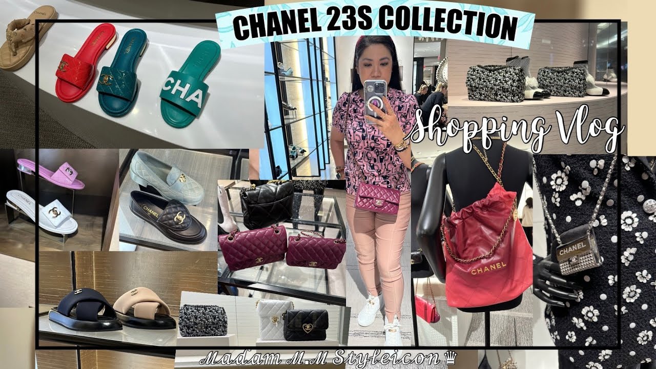 CHANEL SHOPPING VLOG| 23S DARK PURPLE SMALL CLASSIC FLAP & MINI ...