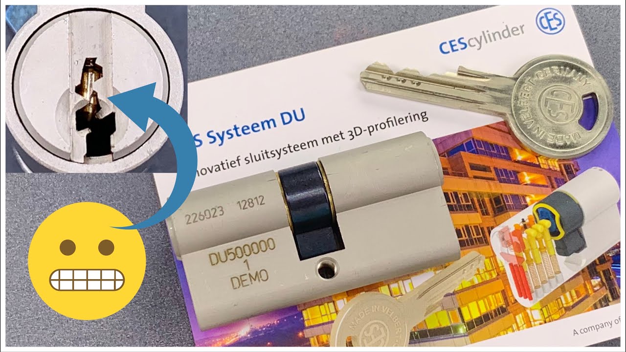 [1248] Absurdly Paracentric CES Euro Cylinder Picked - YouTube