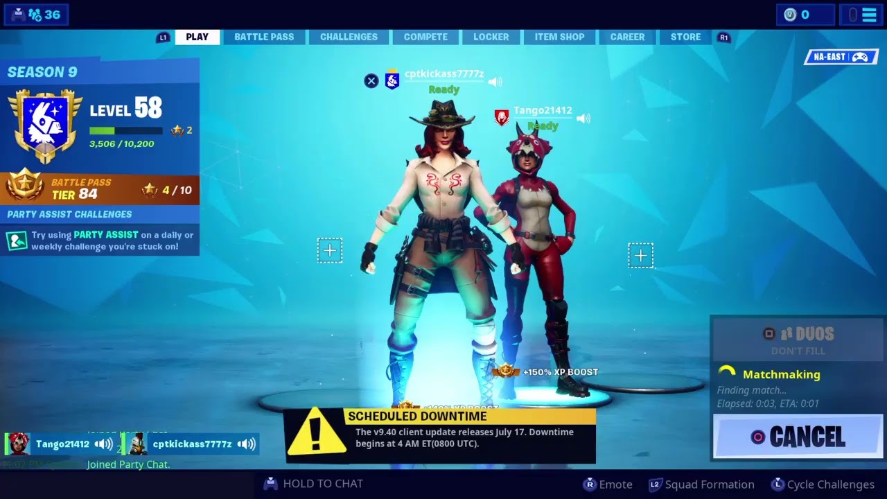 I can only use weapons that are the same rarity as my skin again with ...