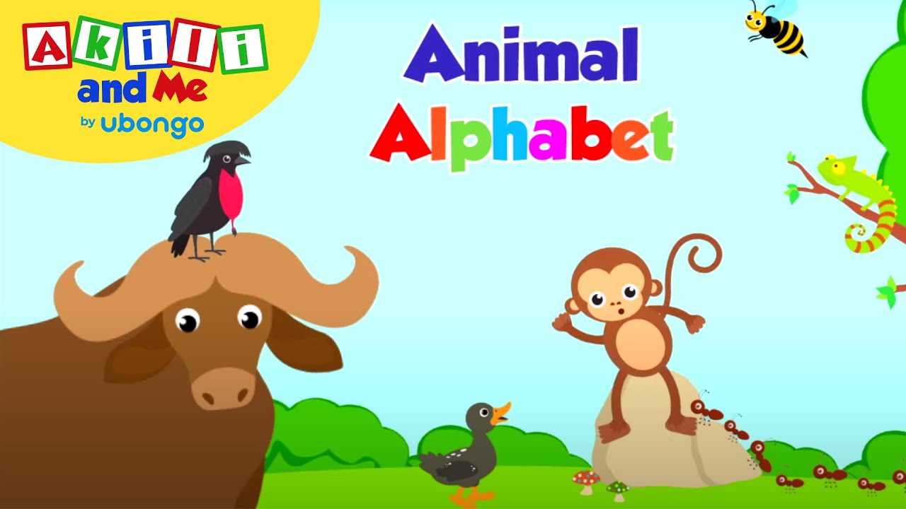 Animal Alphabet (English and Kiswahili) | Learn English with Akili ...