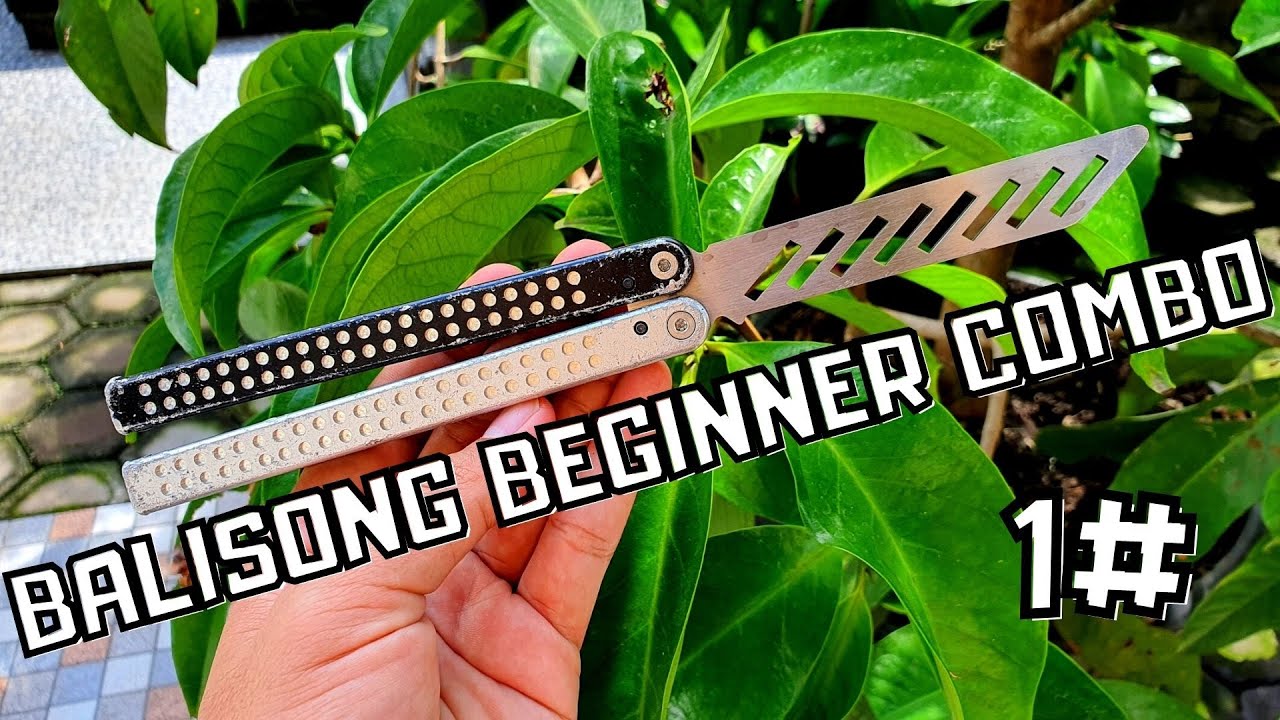 Balisong Beginner Combo Tutorial - Half Twirl to Aerial - YouTube