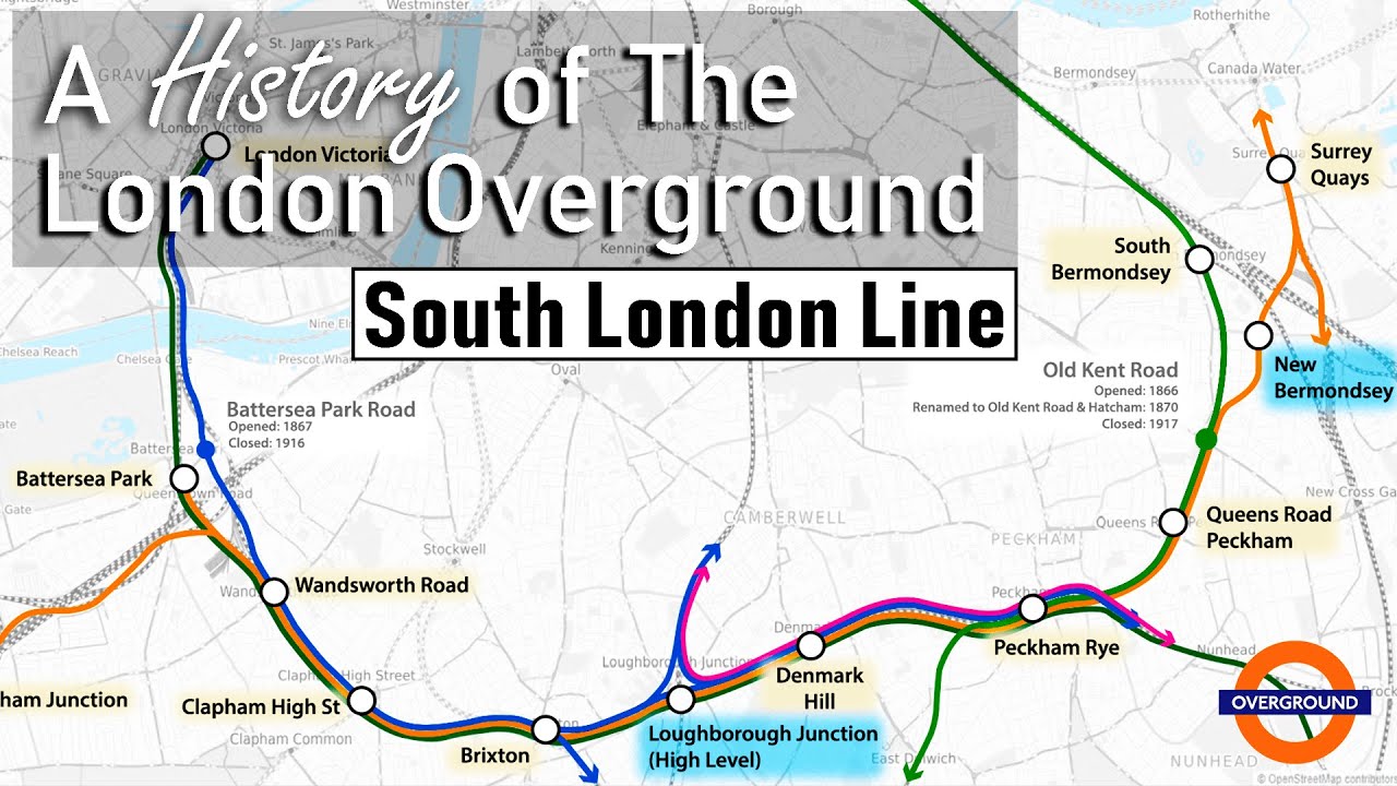 The History of the Overground - South London Line (SLL) - YouTube