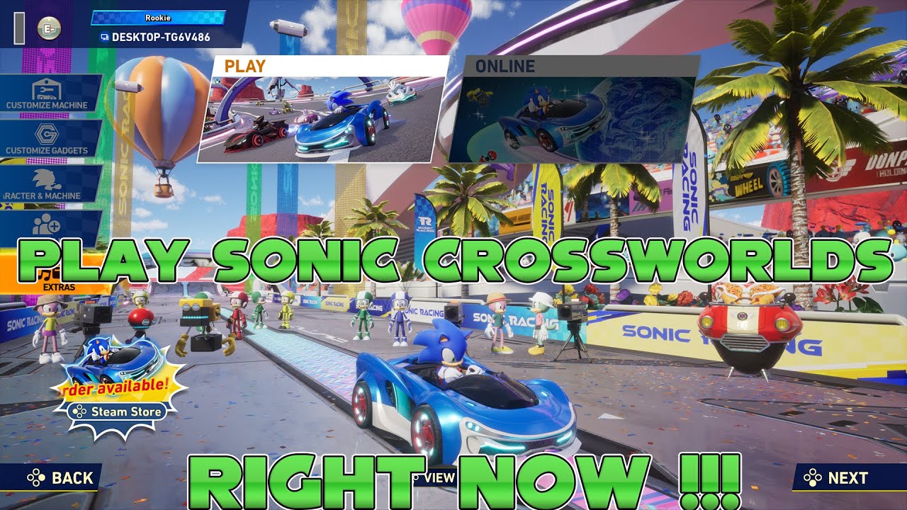 How to Play Sonic Racing Crossworlds offline before servers are up (PC ...