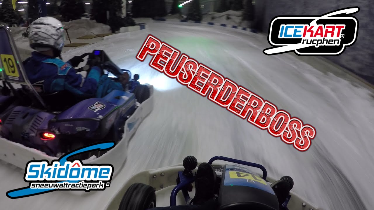 Gopro: Ice Kart Rucphen Drift Night - Skidôme - YouTube