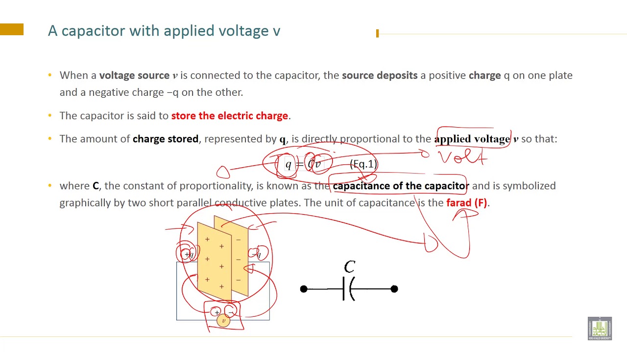 Electrical Engineering - 1 | C5-L8 | Capacitors and current-voltage ...