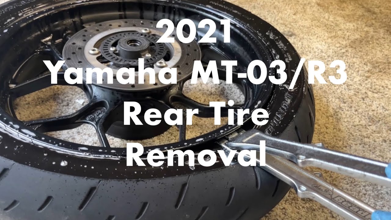 Yamaha MT 03 R3 Rear Tire Removal #yamaha #yamahamt03 #yamahar3 # ...
