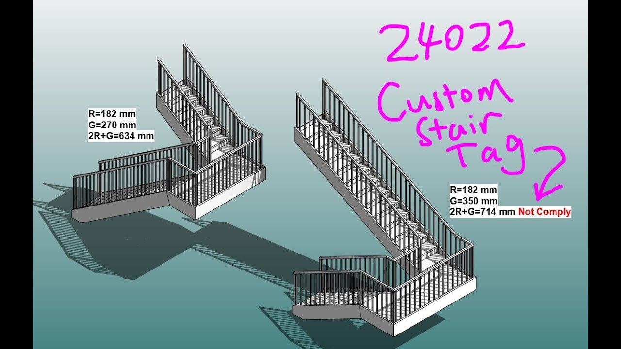 24022 - Custom Stair Tag for R,G and 2R+G (NCC) - YouTube