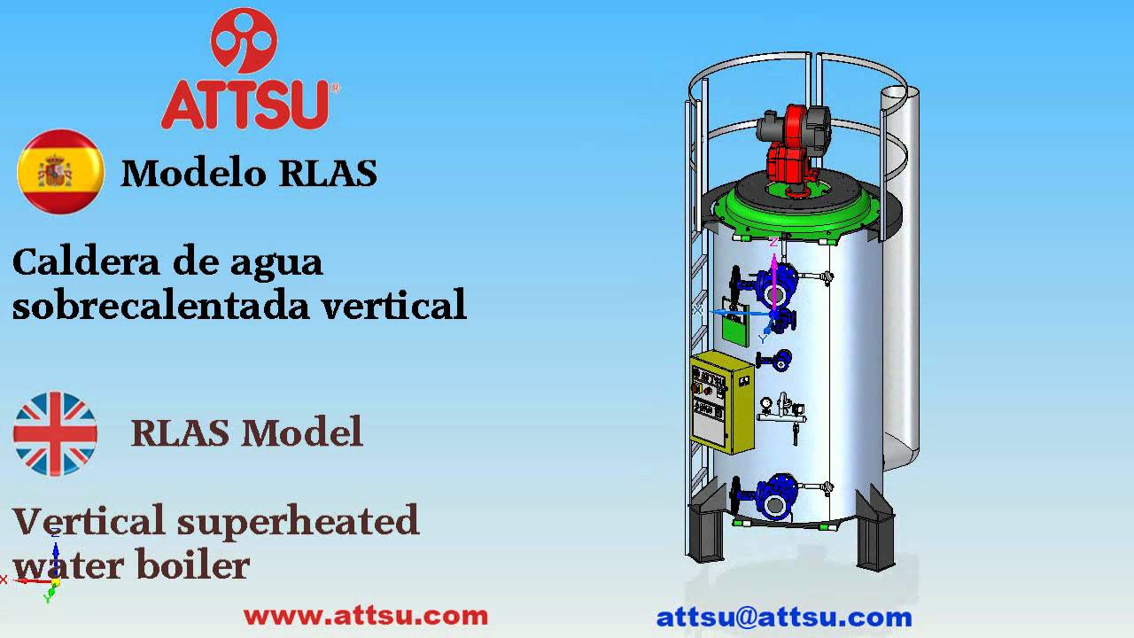 ATTSU - RLAS caldera de agua sobrecalentada vertical - vertical ...