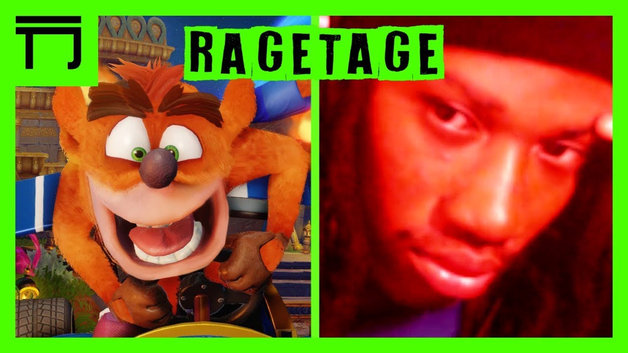 CRASH TEAM RACING RAGETAGE (Rage Compilation) - YouTube
