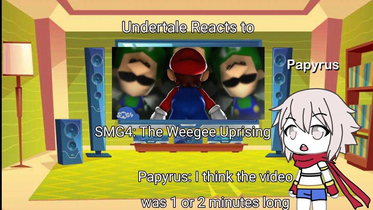 Undertale Reacts to SMG4: The Weegee Uprising - YouTube