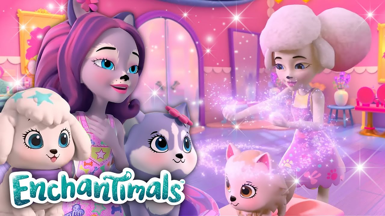 Τα καλύτερα του Hadley Huskie και Perris Poodle! | Enchantimals ...
