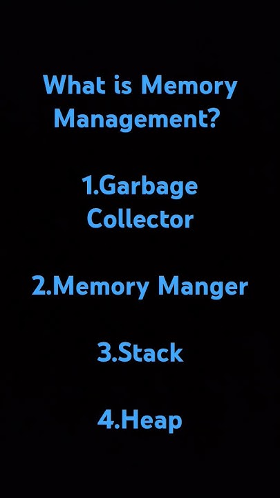what is Memory Management? - YouTube