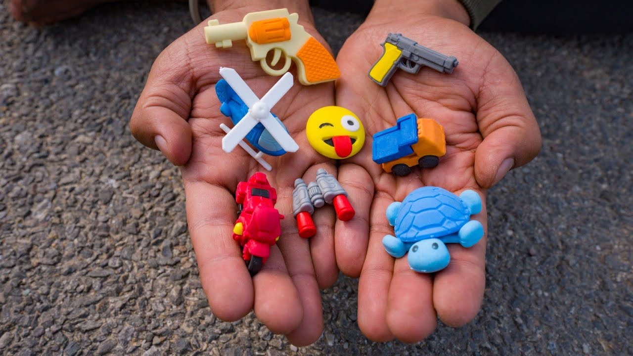 Weird Eraser Collection अजीबो गरीब रबड़ पागल करदेगी - YouTube