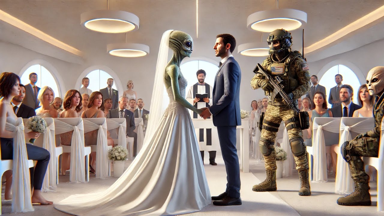 Human wife bursts into the secret wedding of her husband and Alien wife ...