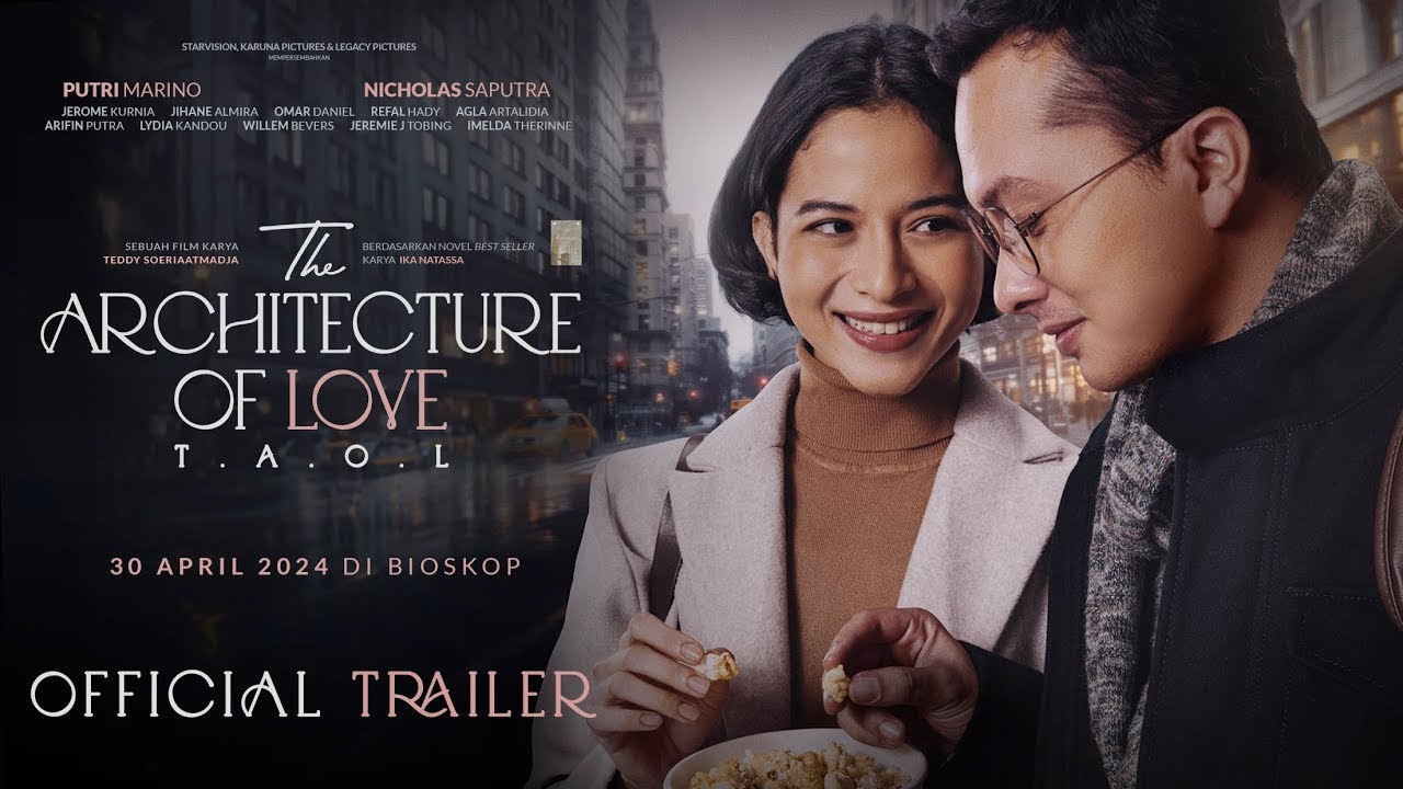Official Trailer THE ARCHITECTURE OF LOVE (𝐓𝐀𝐎𝐋) | Putri Marino ...