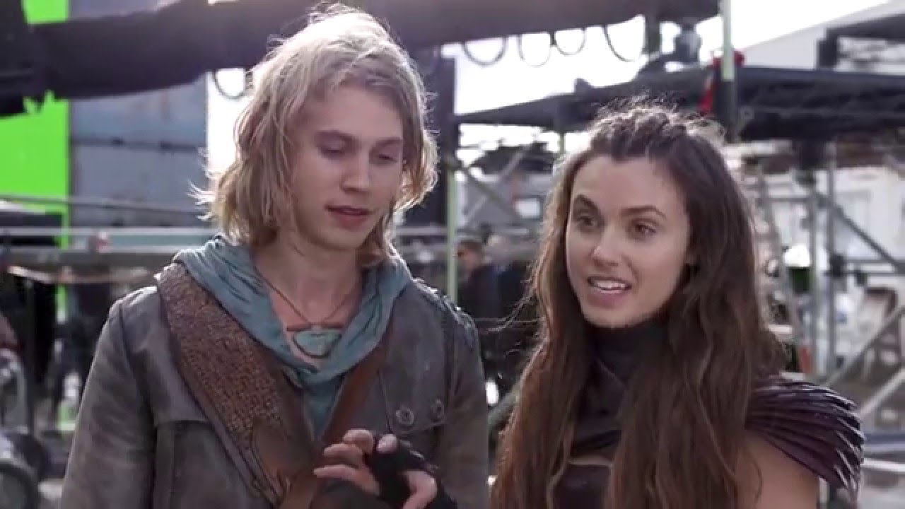 (Poppy Drayton France) Behind The Scene The Shannara Chronicles 1x06 ...