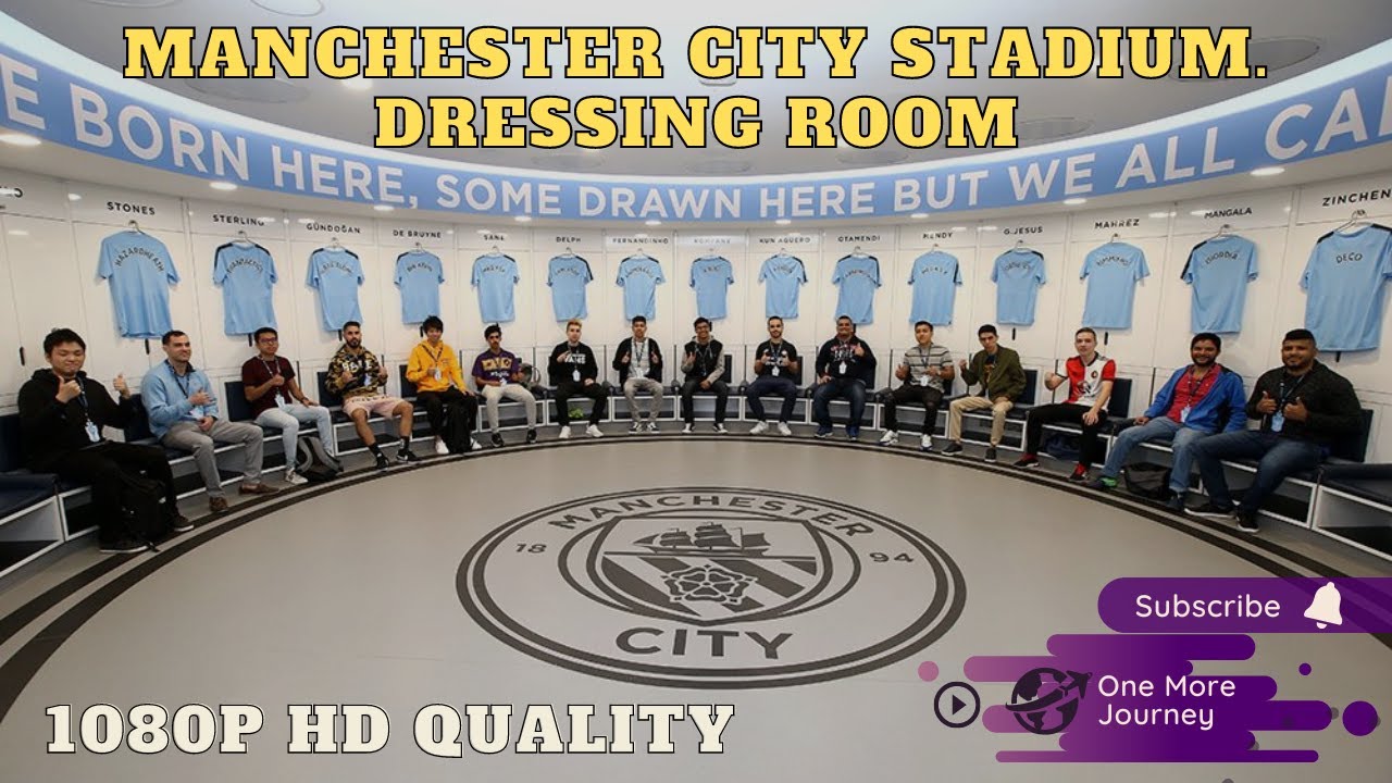 Manchester City Football Stadium | Dressing Room | Full HD 1080p - YouTube
