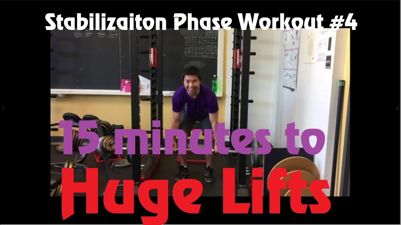 ChanFitness Stabilizatoin Phase Workout #4 - YouTube