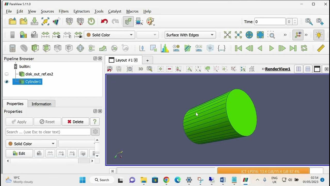 Paraview Visualization - YouTube