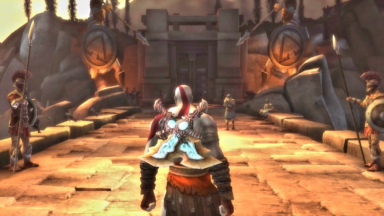 Kratos Returns To Sparta Scene - God of War (4K 60FPS) Spartans Worship ...