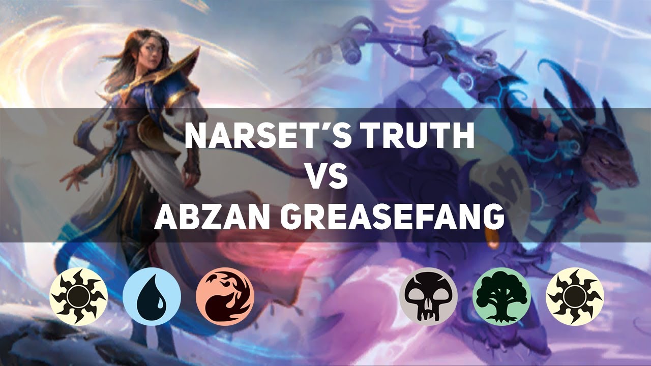 Narset's Truth vs Abzan Greasefang | Mythic | MTG Historic - YouTube