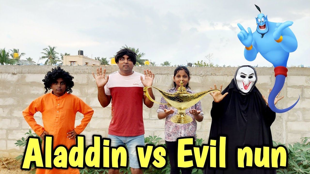 Aladdin vs Evil nun | comedy video | funny video | Prabhu Sarala ...
