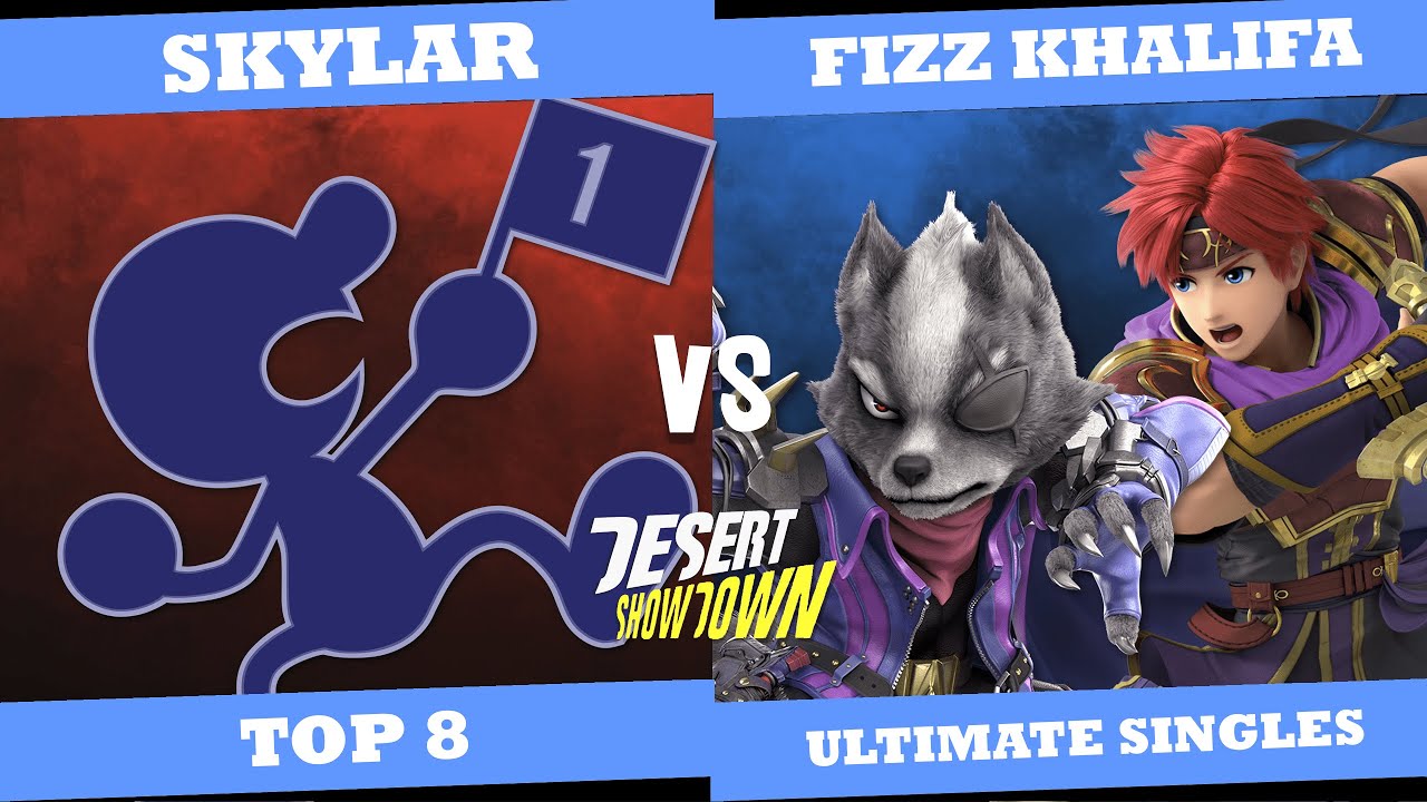Desert Showdown 2 | Top 8 - Skylar (Mr. Game & Watch) Vs. Fizz Khalifa ...