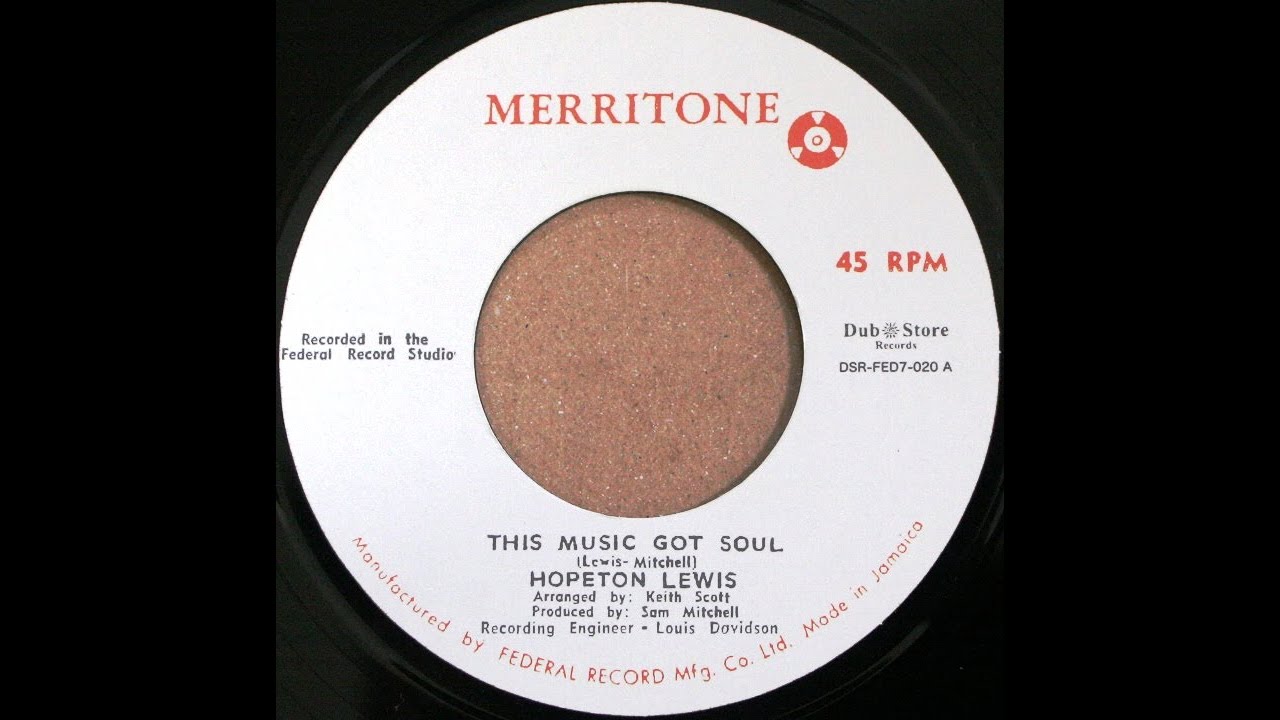 Hopeton Lewis - This Music Got Soul (1967 age20) - YouTube
