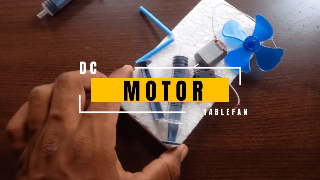 "DC motor table fan mini project" The ATDIY360 - YouTube