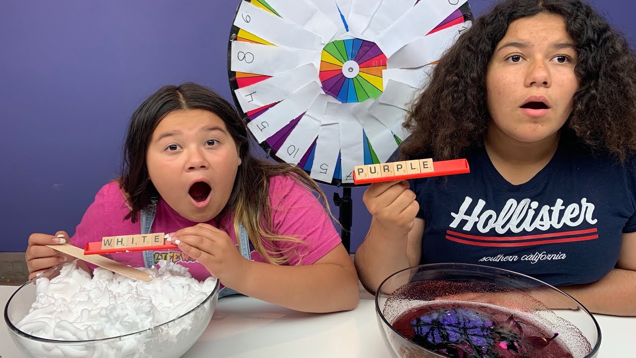 You Can USE Whatever You Can SPELL Slime Challenge - YouTube