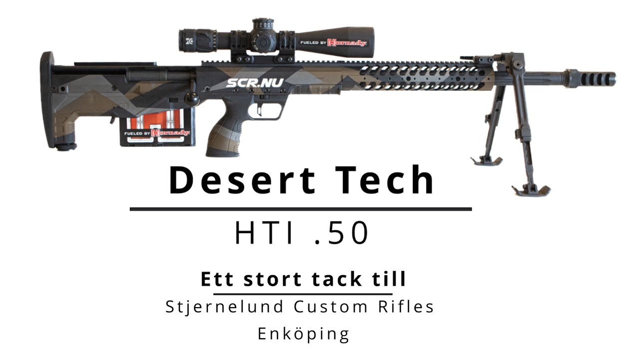 Desert tech HTI .50 - YouTube