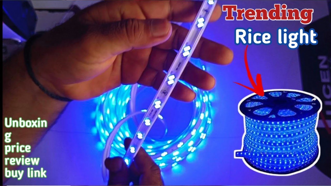 Rice light unboxing Hindi||Blue trending rice light Flipkart||led rice ...