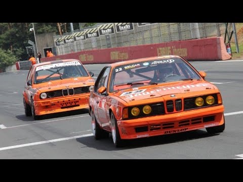 BMW E30 325i VS BMW 635 csi at Zolder Historic GP Race 1 Belcar ...