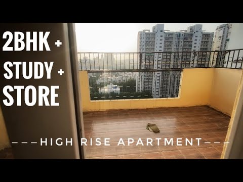 2bhk + study + store high rise apartment new GURGAON | 9755937624 - YouTube