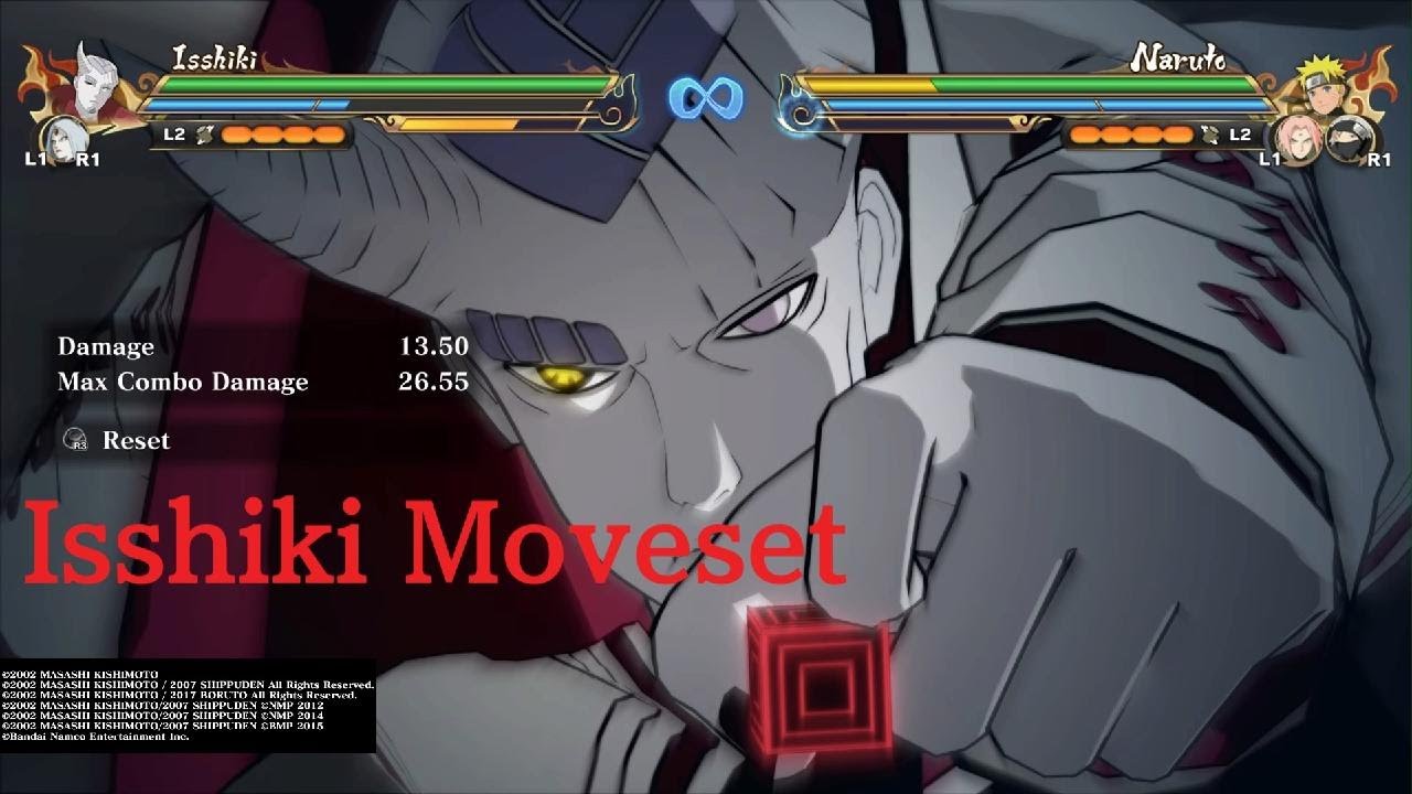 Isshiki DLC Gameplay Full Moveset - Ultimate Ninja STORM CONNECTIONS ...