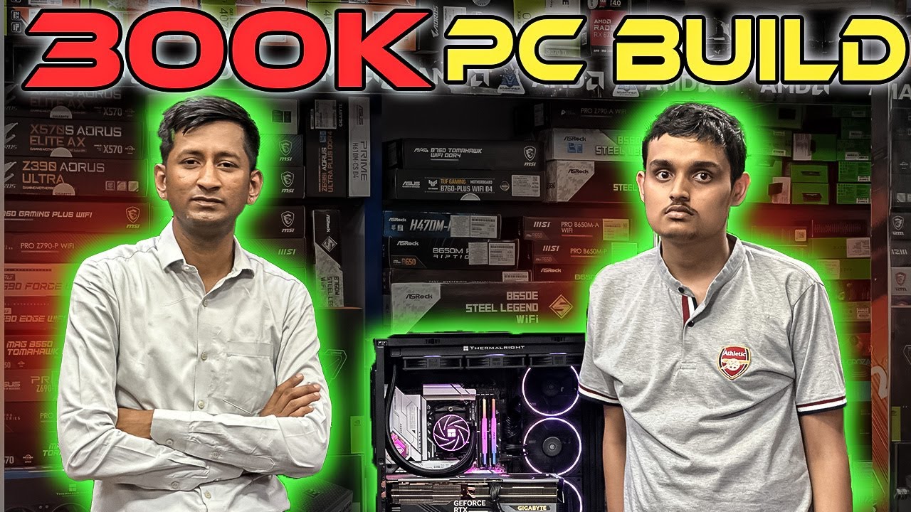 300K PC BUILD 🔥 RYZEN 9 7900X | KINGSTON KC3000 | -TERMALTAKE 1350W ...