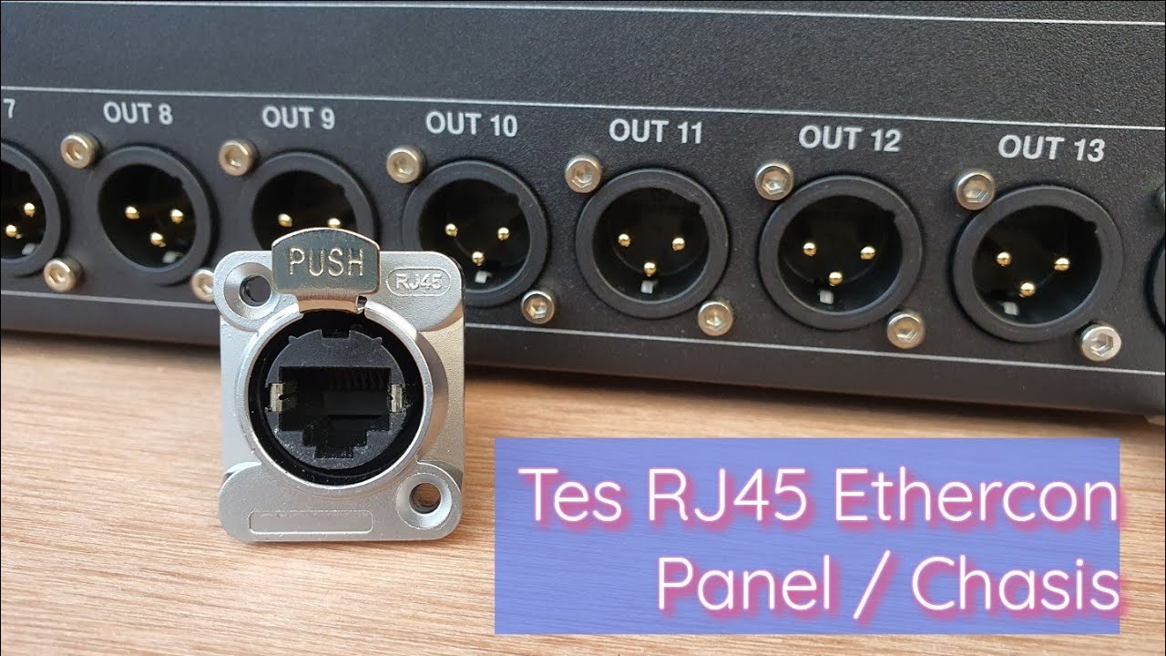 Tes Sambungan RJ45 EtherCON Tanpa Merek - YouTube