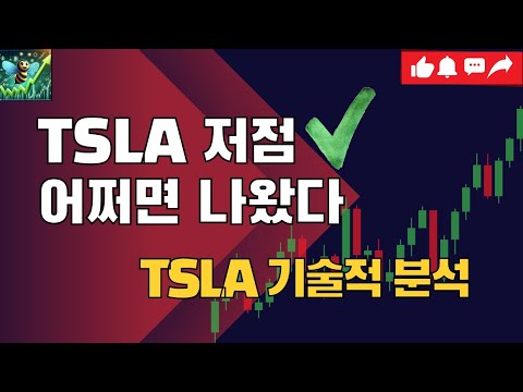 테슬라의 저점, 어쩌면 나왔다 - 어닝 전 단타 전략 / TSLA 테슬라 TSLL 미국주식 차트분석 - YouTube