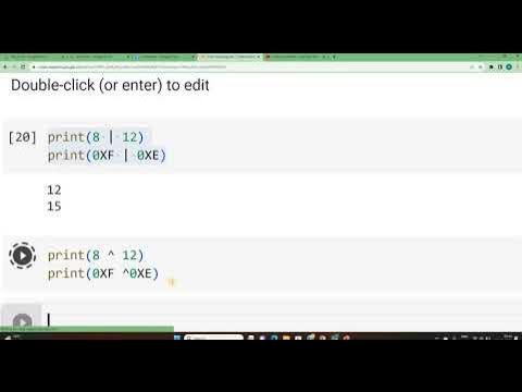 23 Bit wise operators hands on - YouTube