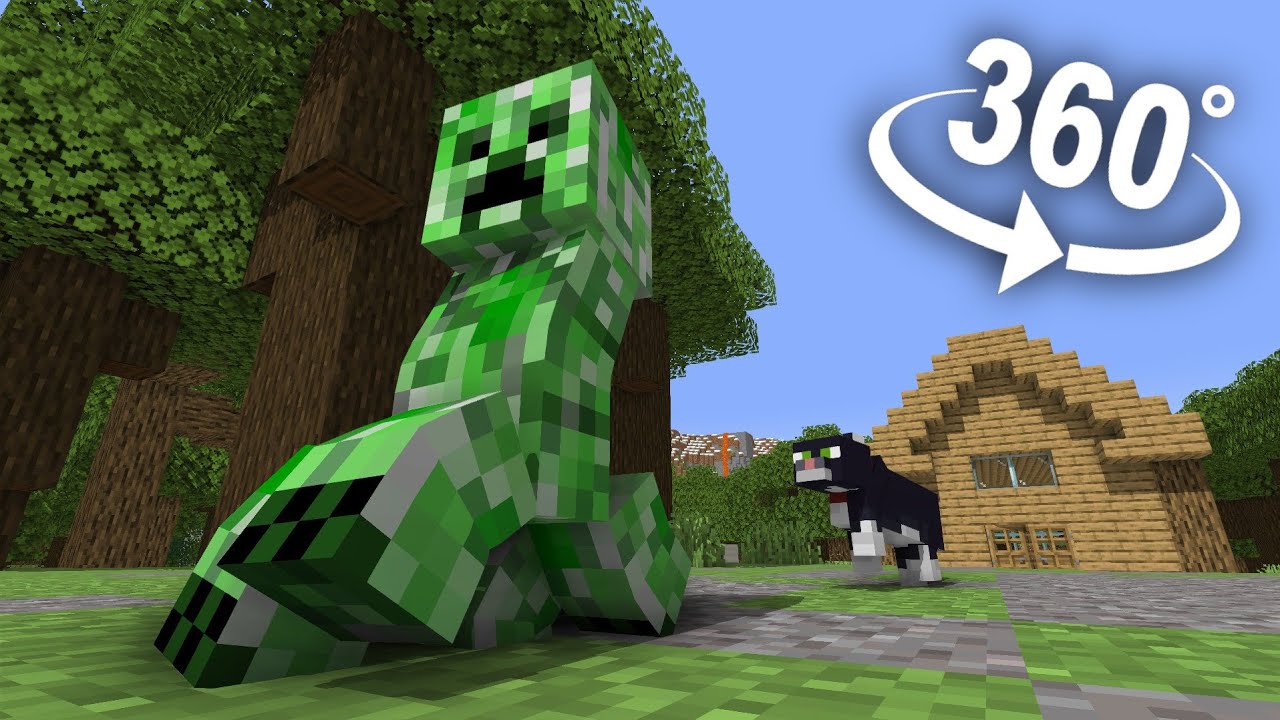 Creeper Life 360° - Minecraft Animation (Mine-Imator VR Video) - YouTube