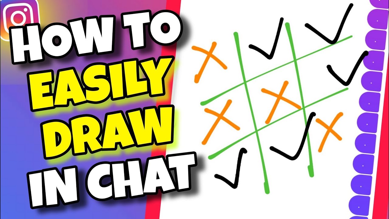 (NEW UPDATE) How to Draw in Instagram Chat | Send a Doodle (Android ...