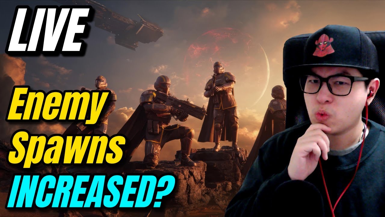 🔴 LIVE NOW: Helldivers 2 | POLL: Have Enemy Spawns INCREASED or Am I Crazy? | Thoughts? - YouTube