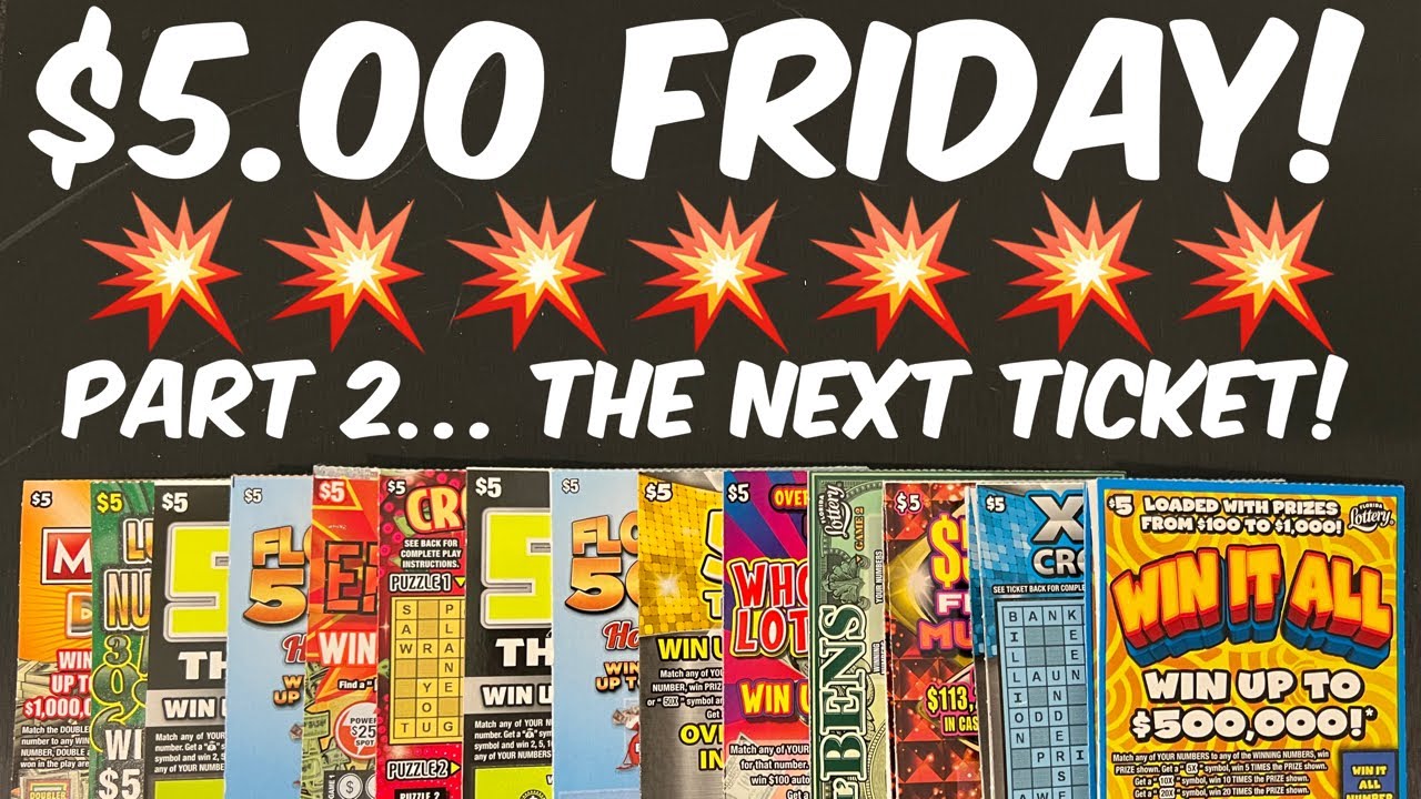 I bought 4 tickets off EVERY $5.00 roll in the Store!! | Part 2 | Five ...