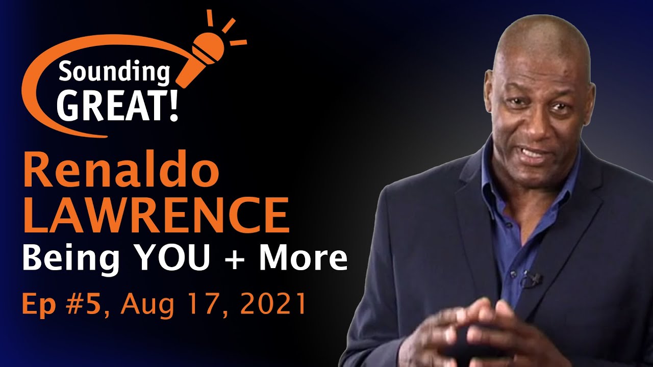 Sounding Great #5 - Renaldo Lawrence on Audiobooks, Weddings, Knowing ...